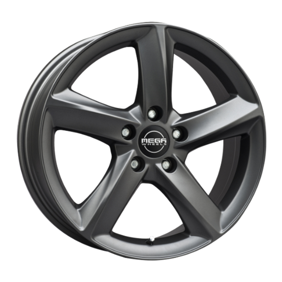 Mega Wheels Tigera Dark 7X16 5/108 ET45 CB73,2 - Tyred.se