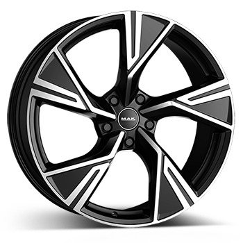 MAK Stark dark 10X22 5/130 ET47 CB71,6 - Tyred.se